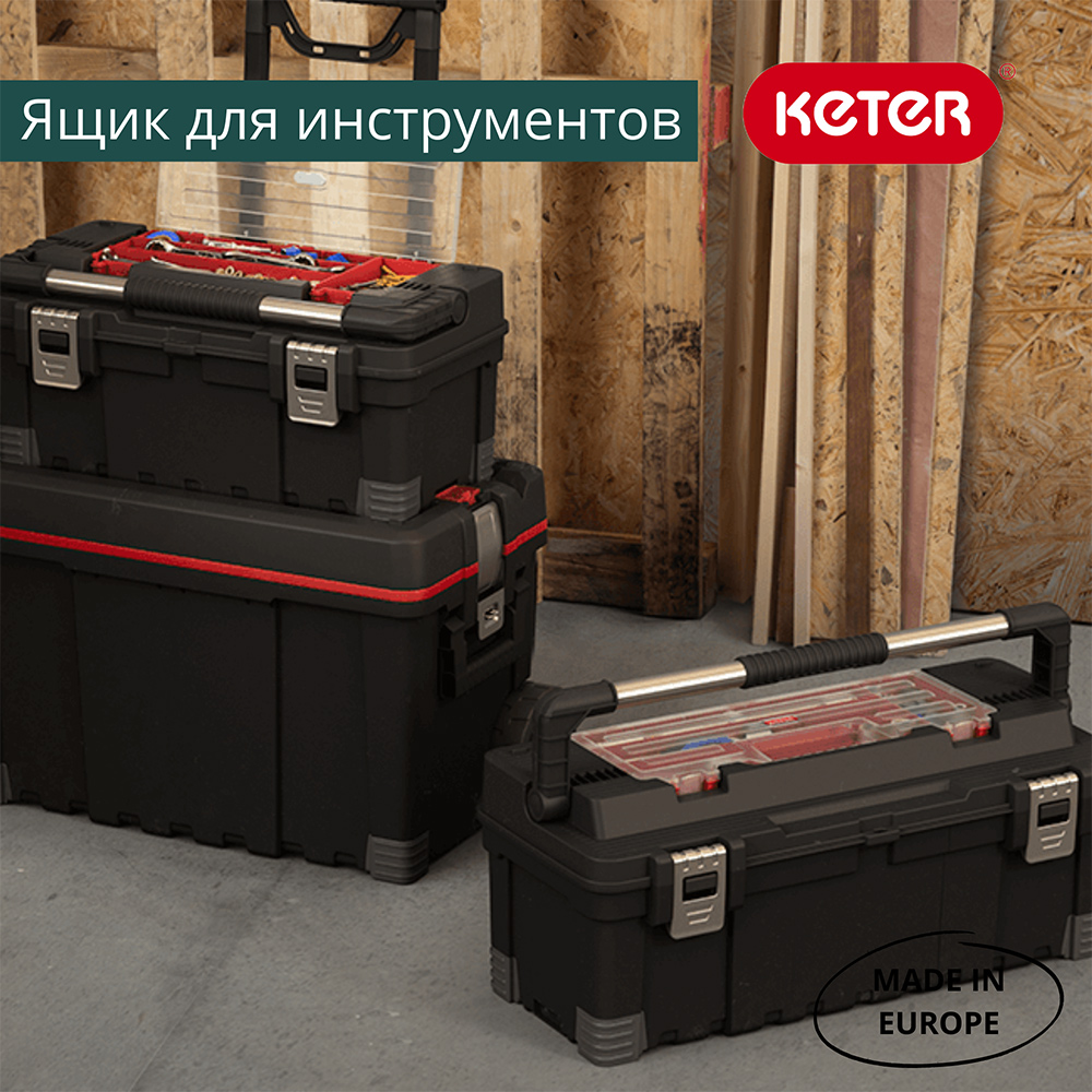 Ящик для инструментов Keter 26” Master Pro Toolbox (Hawk) купить в ...